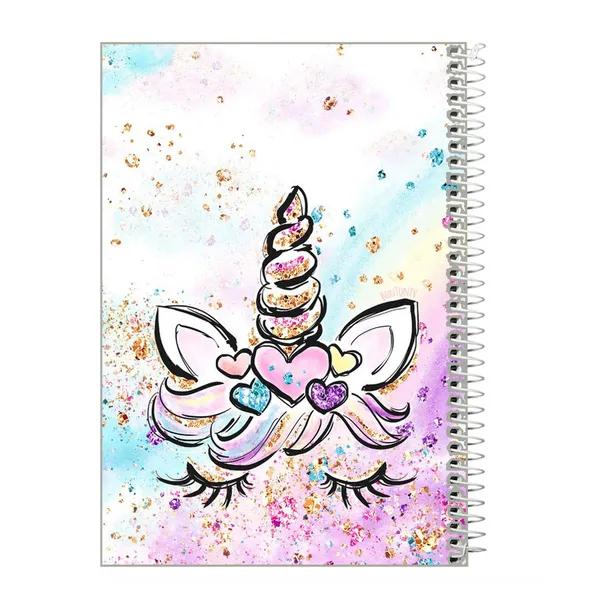 دفتر زبان 60 برگ طرح یونیکورن کد z336